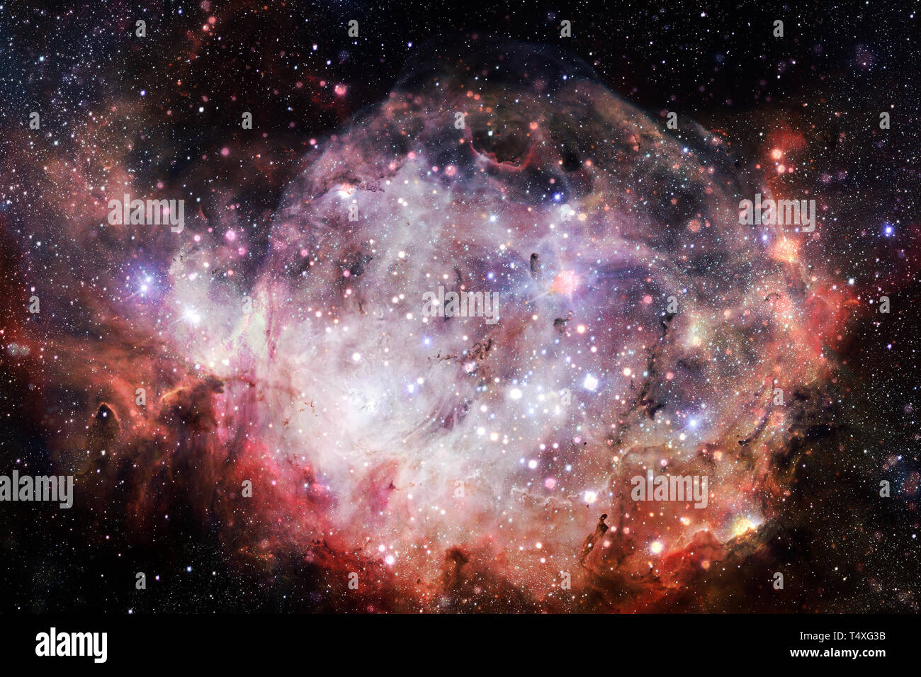 Awesome nebula. Billions of galaxies in the universe. Elements of this ...