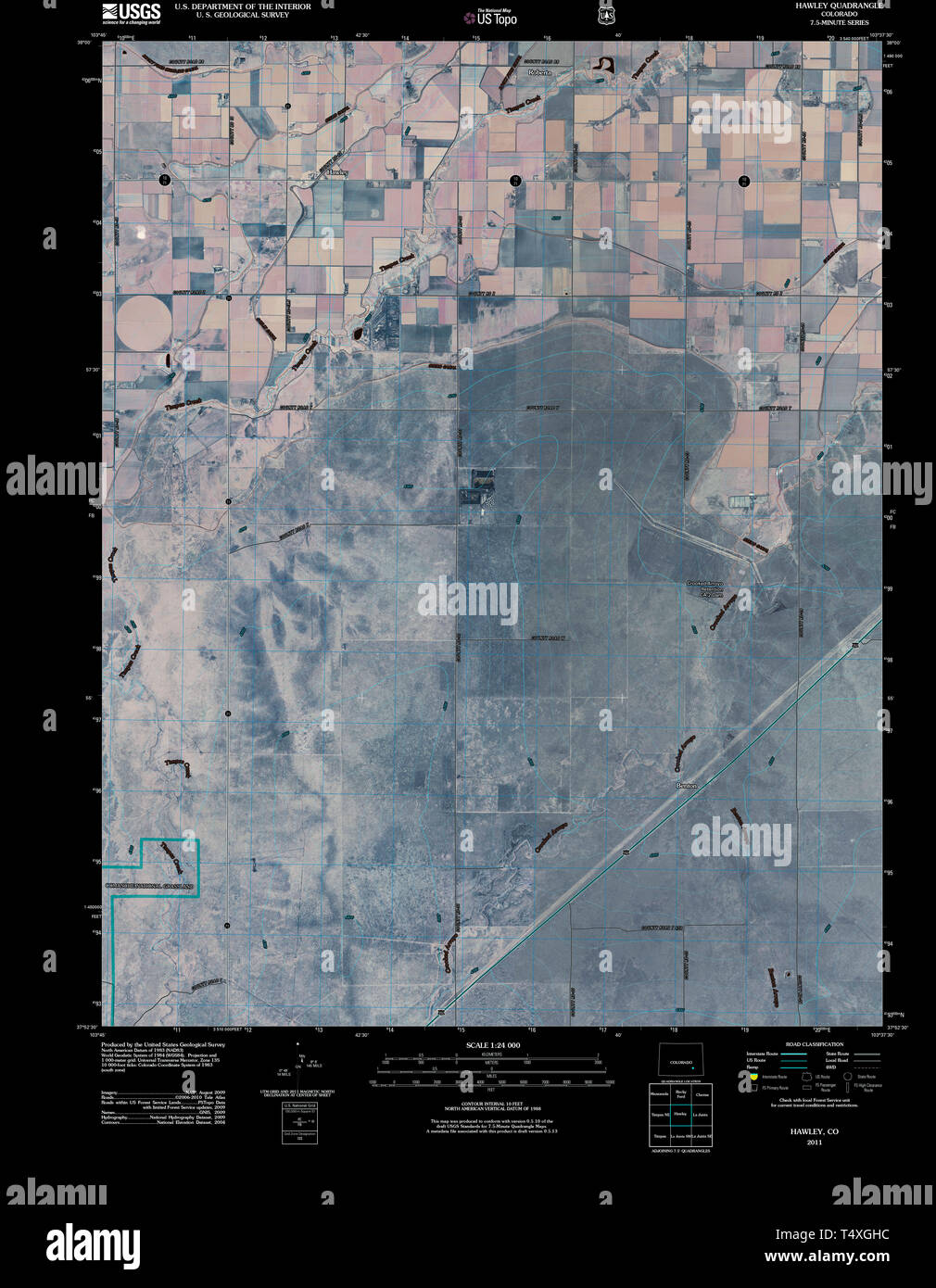 Hawley map hi-res stock photography and images - Alamy