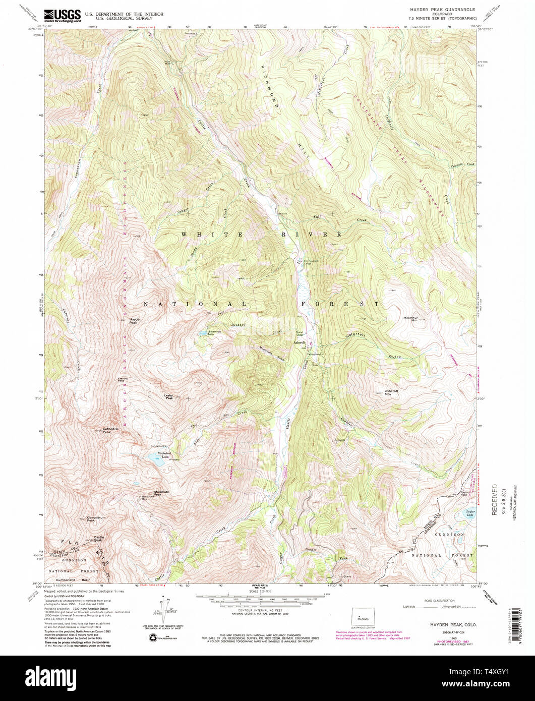 Hayden colorado map Cut Out Stock Images & Pictures - Alamy