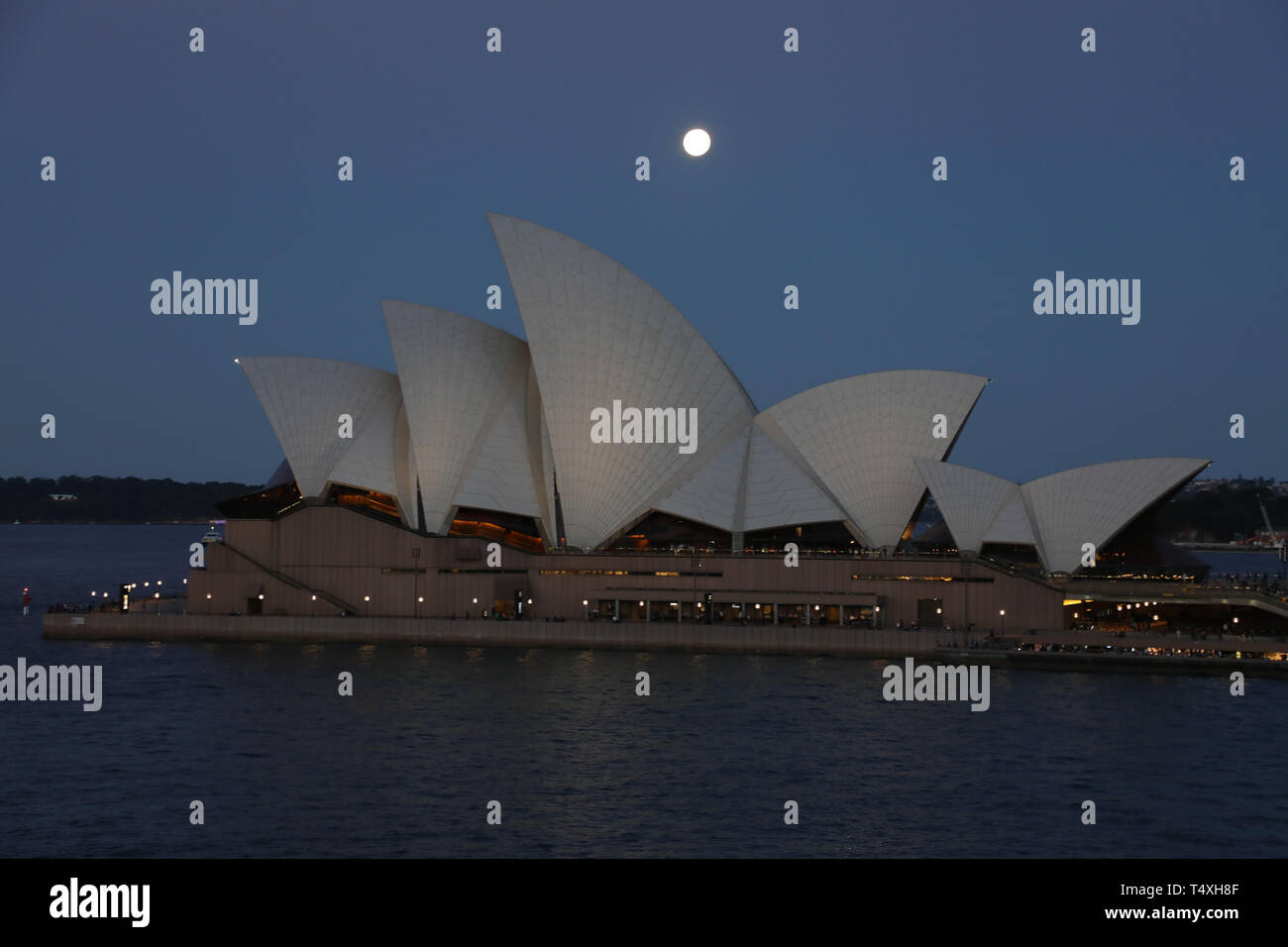 Moon over sydney hi-res stock photography and images - Alamy