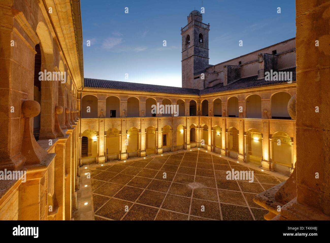 cloister of the Convent of St. Bonaventura, a Franciscan convent ...