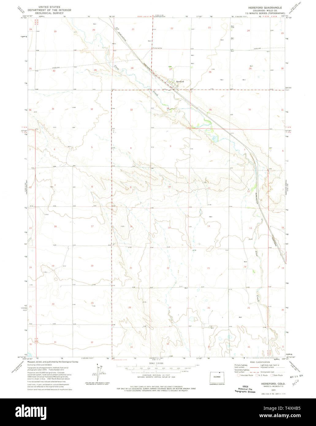 Hereford map Cut Out Stock Images & Pictures - Alamy