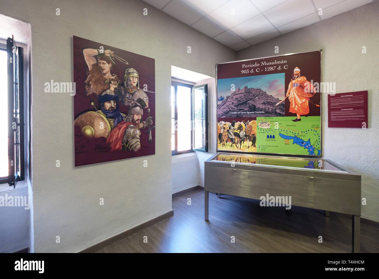 Museo Militar de Menorca, antiguo cuartel de Cala Corb, plaza central ...