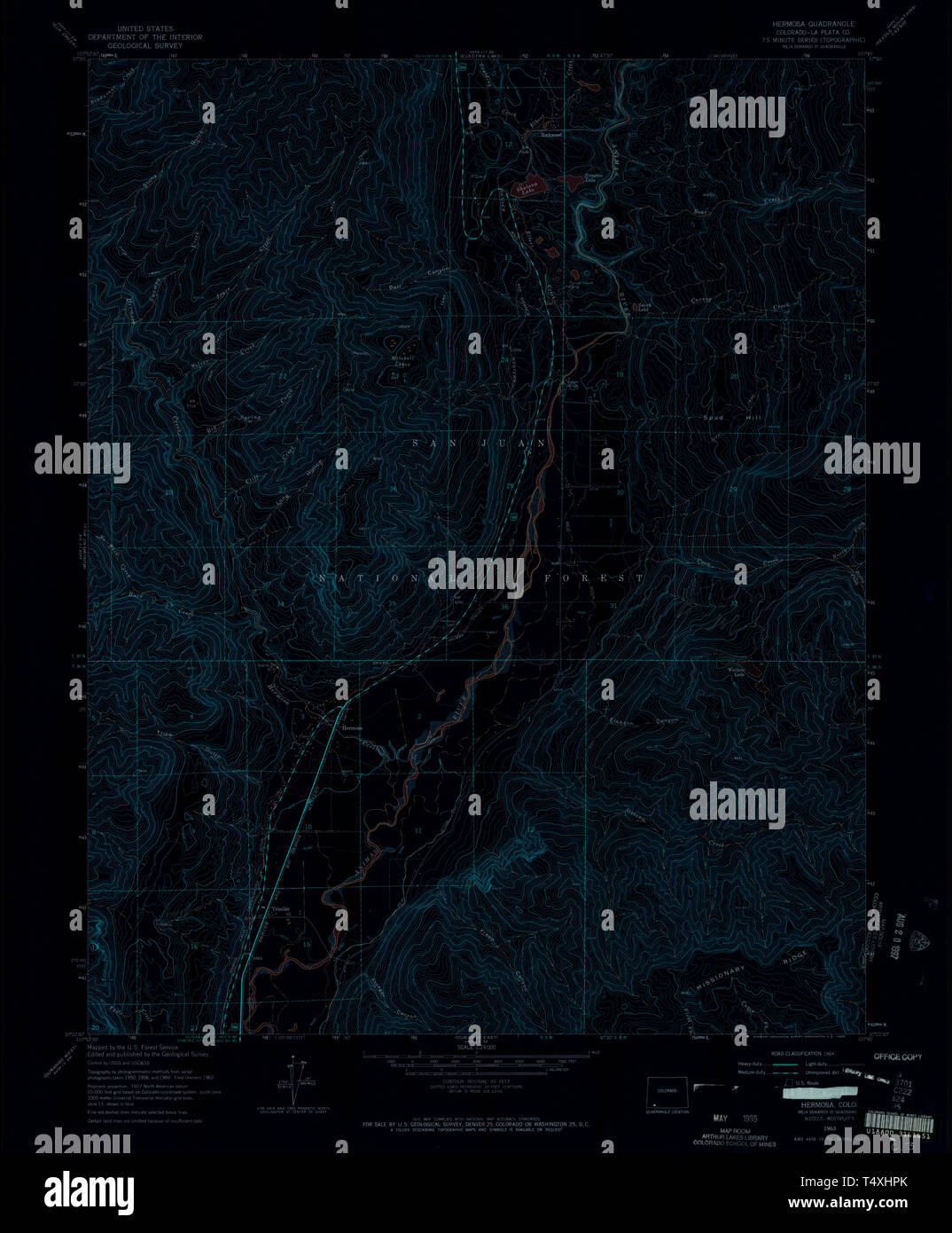 Map of hermosa hi-res stock photography and images - Alamy