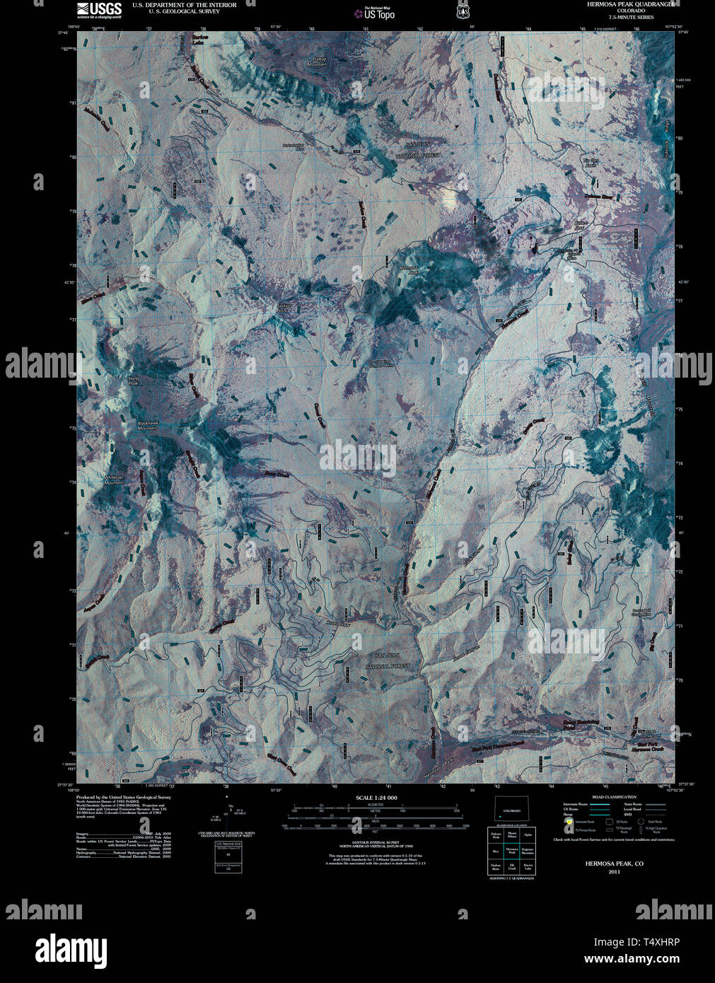 Map of hermosa hi-res stock photography and images - Alamy