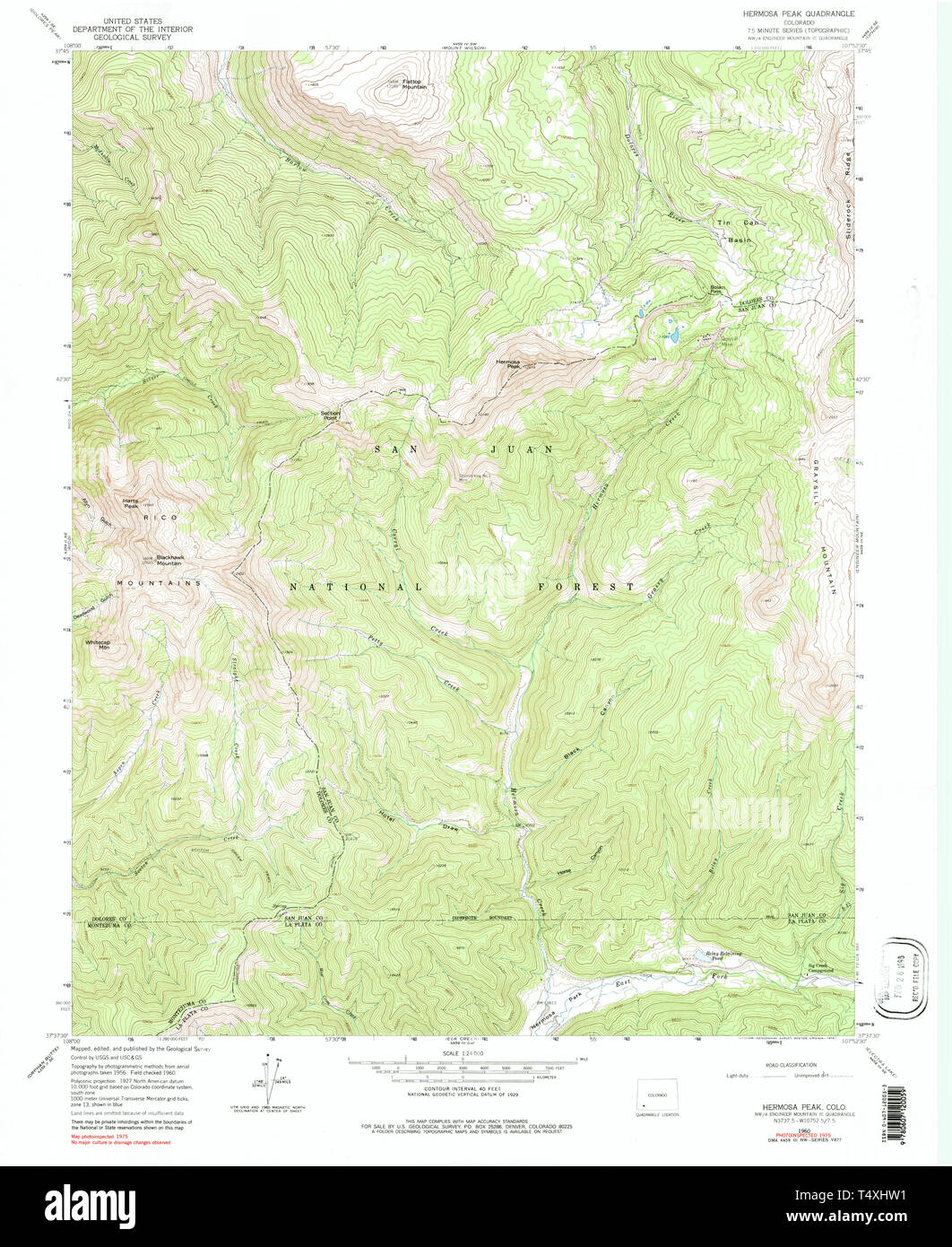 Hermosa map hi-res stock photography and images - Alamy