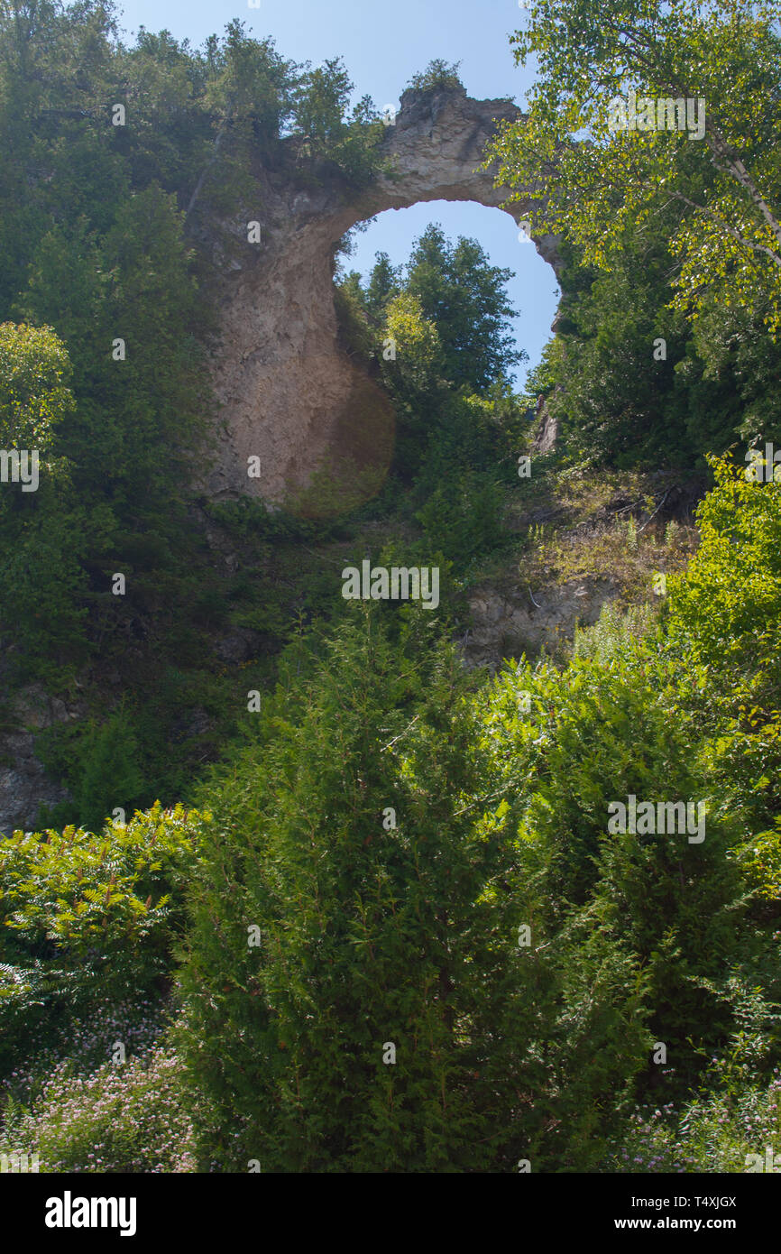 Arch Rock, Mackinac Island, Michigan Stock Photo - Alamy