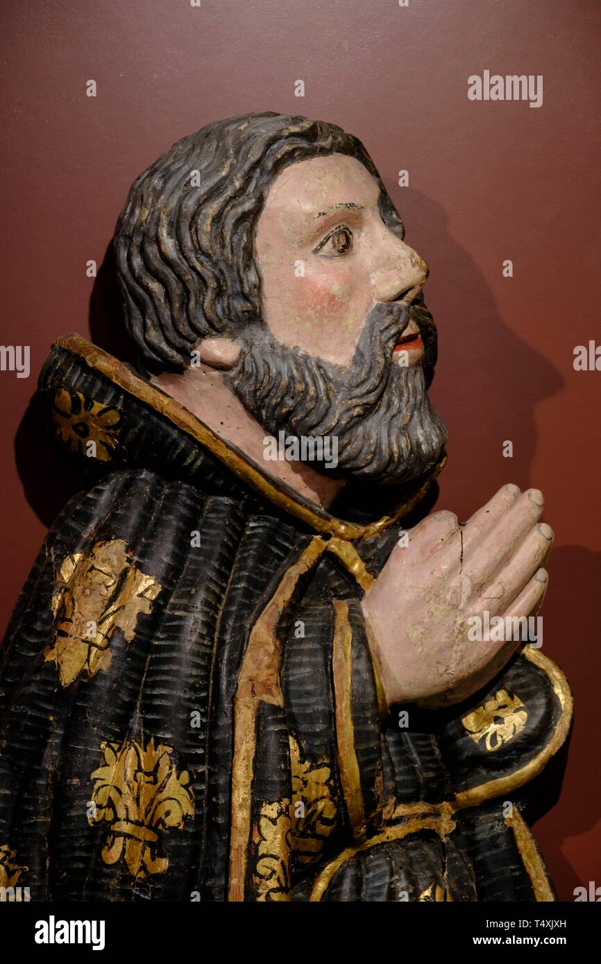 Ramon Llull, relieve policromado, siglo XVII, autor desconocido, Museo ...