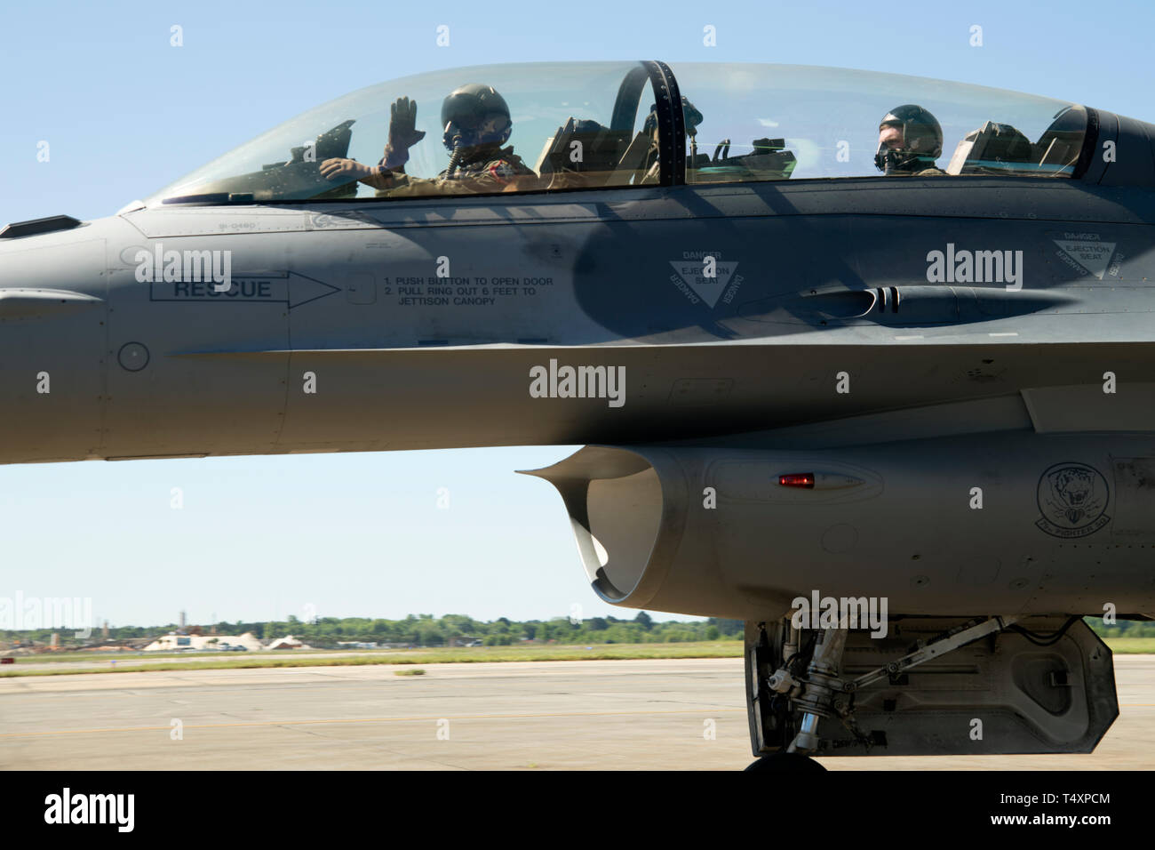 U.S. Air Force Maj. John Waters, F-16 Viper Demonstration Team ...