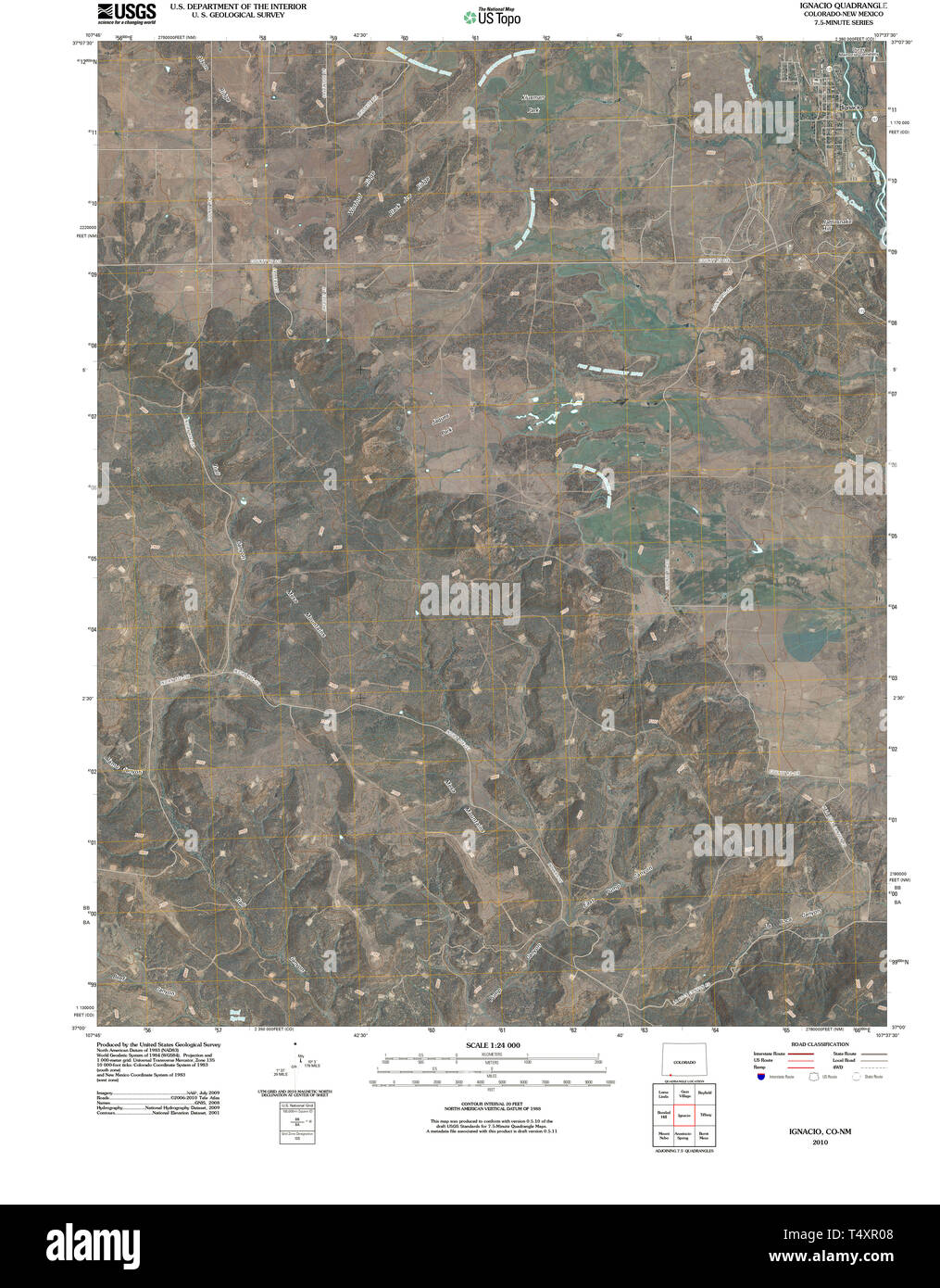 Ignacio Colorado Map