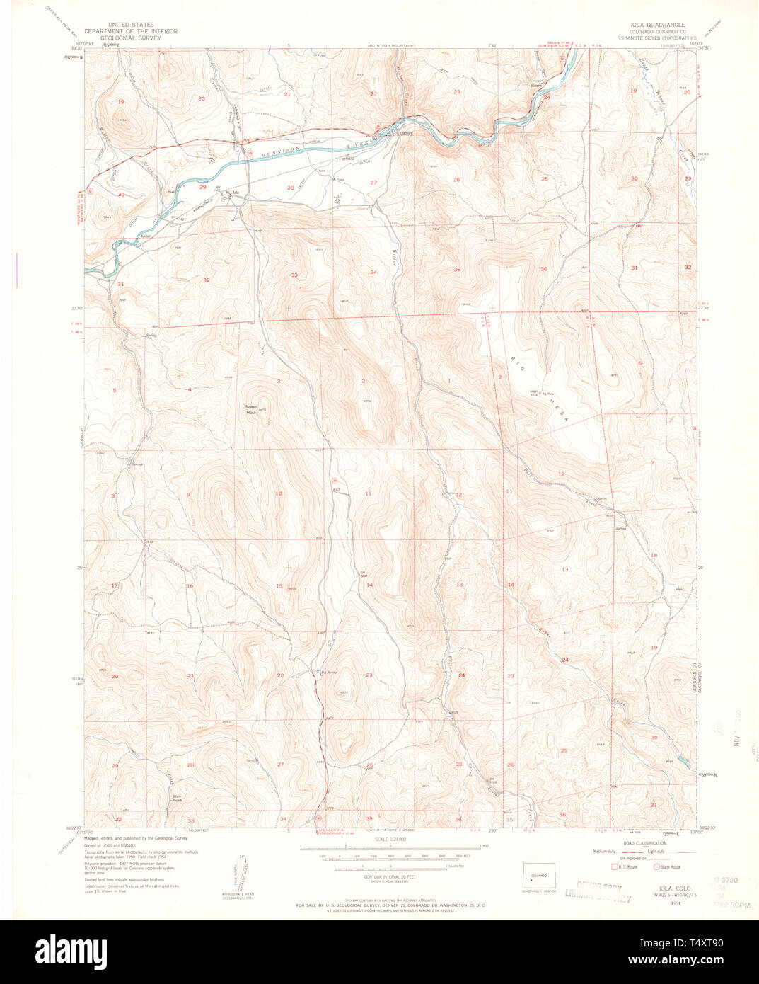 Iola map hi-res stock photography and images - Alamy