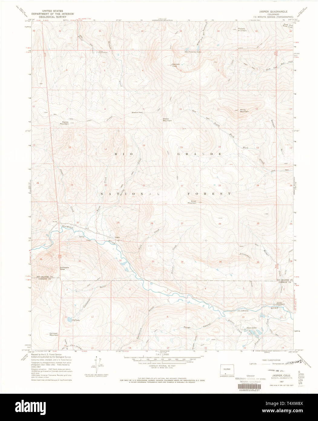 Map of jasper Cut Out Stock Images & Pictures - Alamy