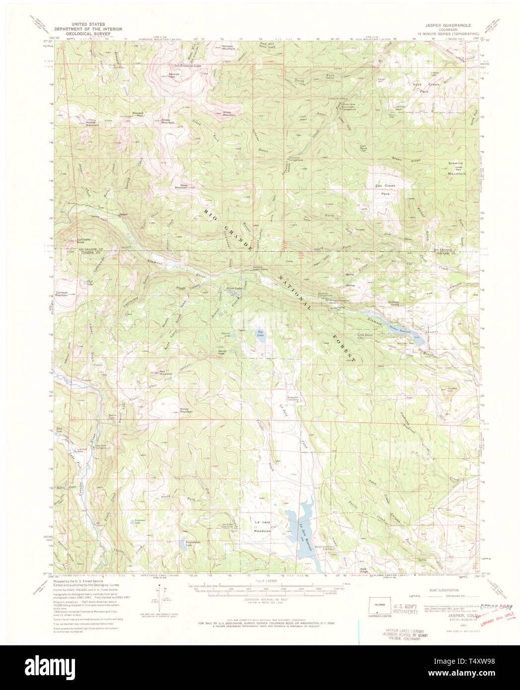 Map of jasper Cut Out Stock Images & Pictures - Alamy