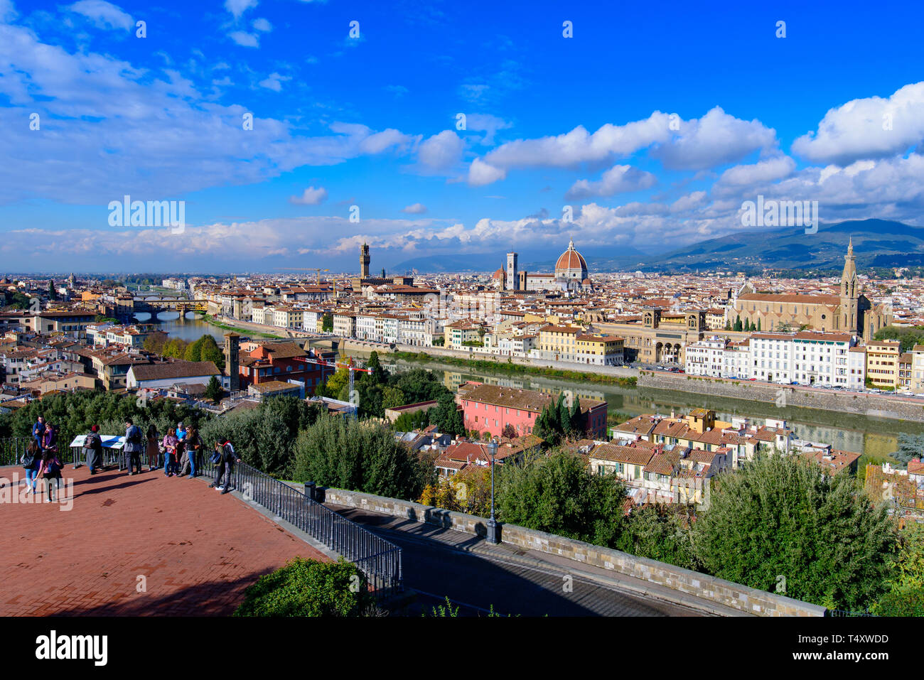 Florence michelangelo square hi-res stock photography and images - Alamy