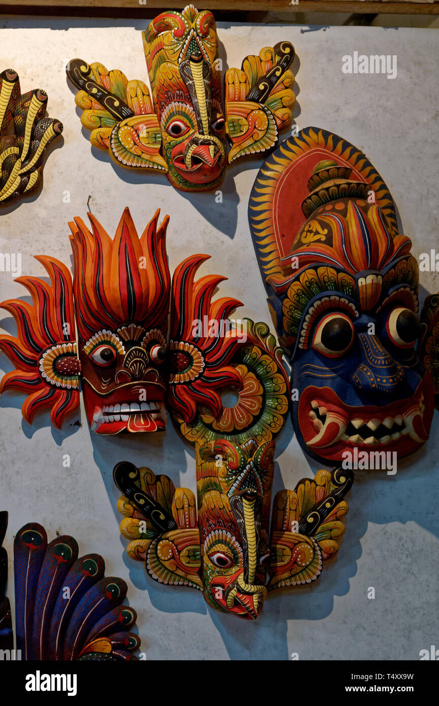 Traditional masks sri lanka hi-res stock photography and images - Alamy