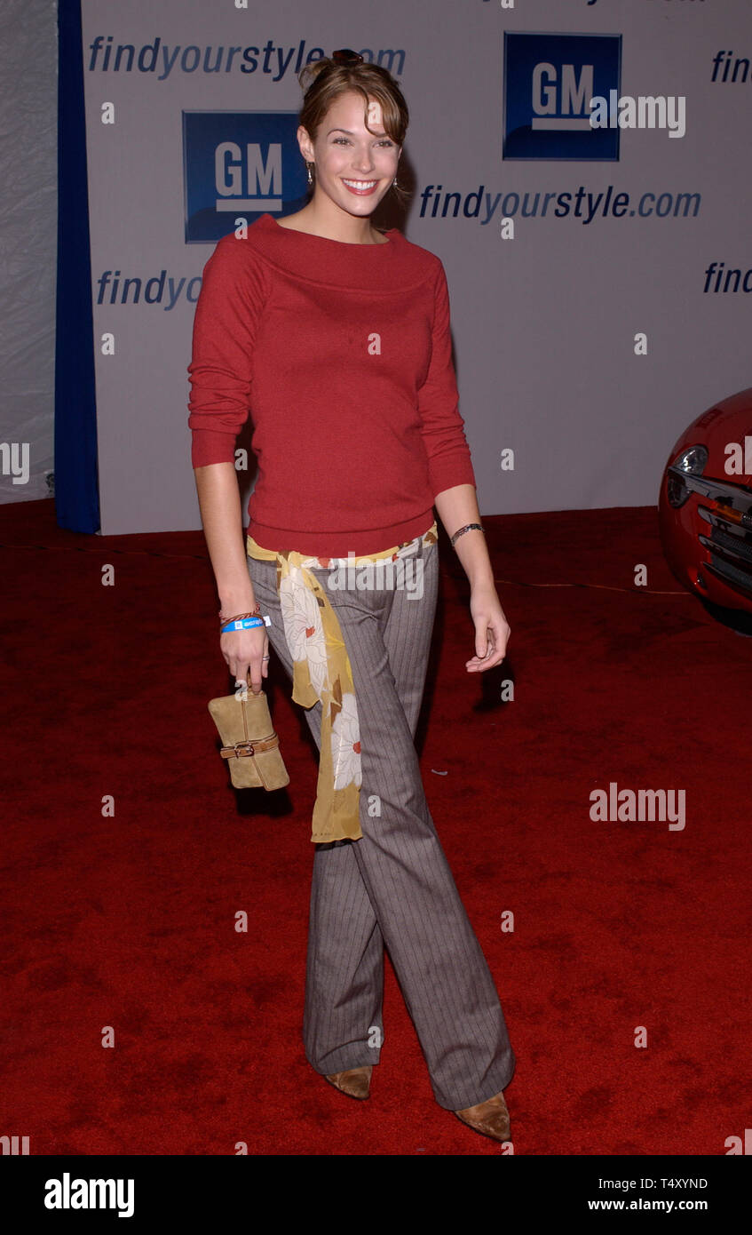 LOS ANGELES, CA. February 22, 2005: Actress AMANDA RIGHETTI at General ...