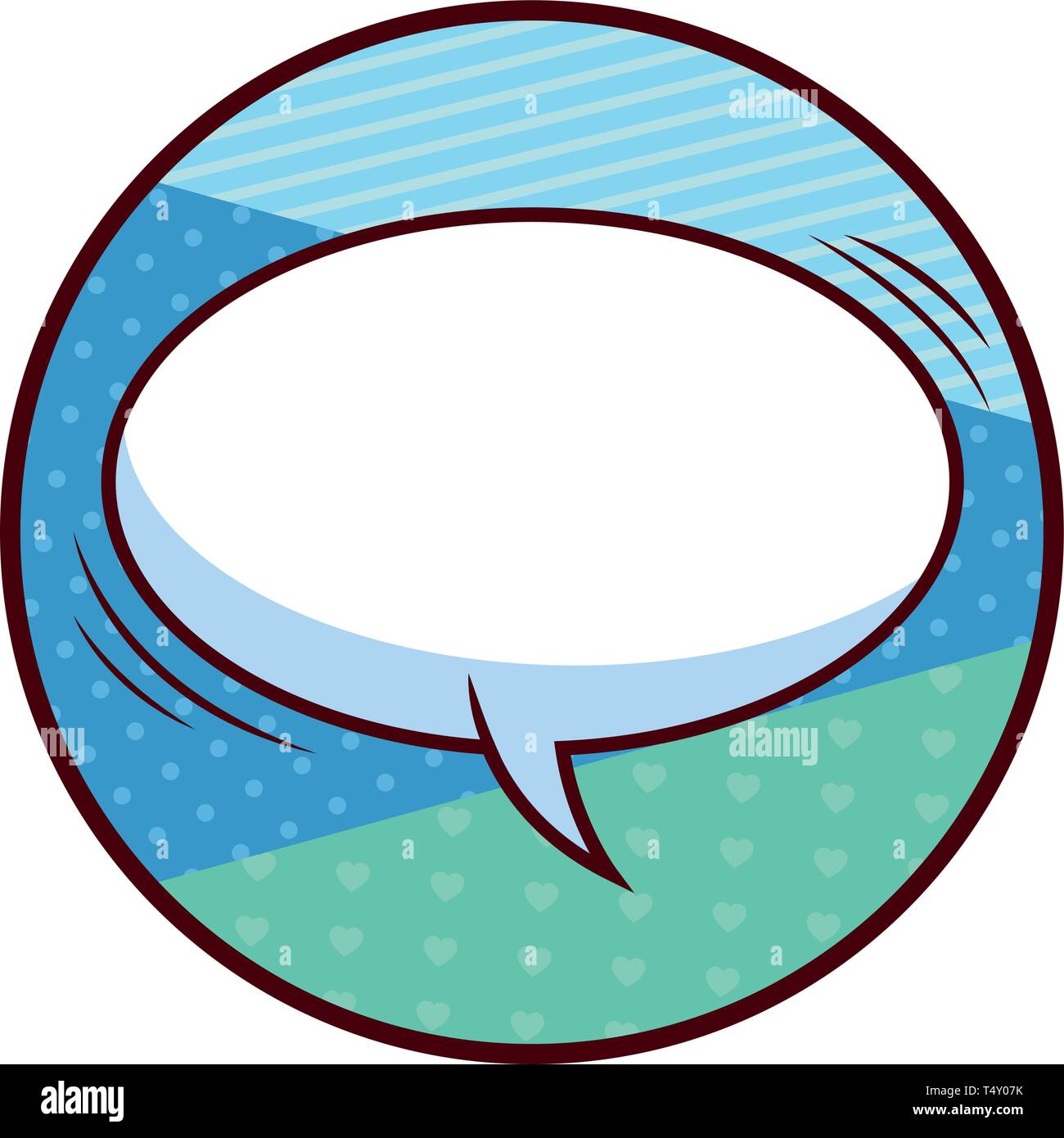 round speech bubble round icon Stock Vector Image & Art - Alamy