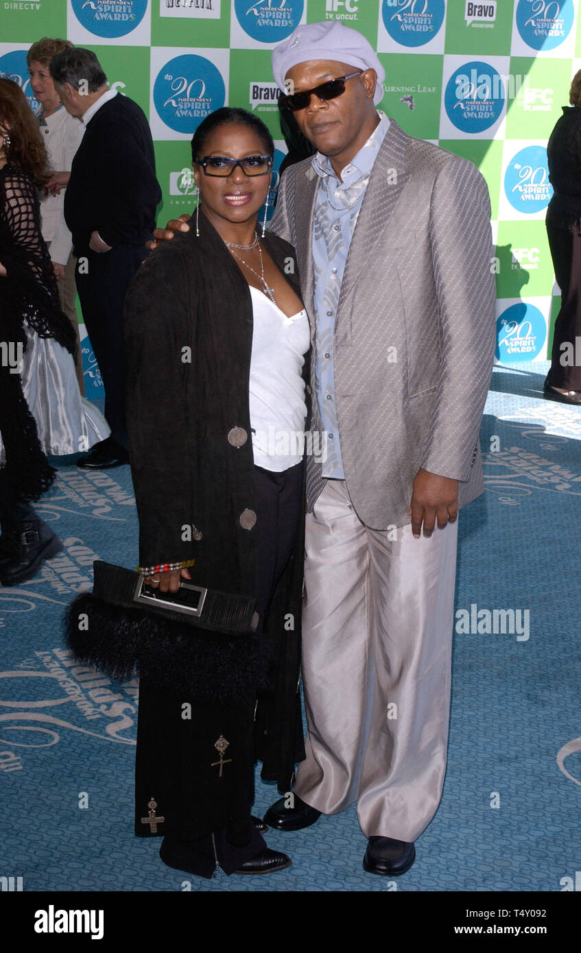 LOS ANGELES, CA. February 26, 2005: SAMUEL L. JACKSON & wife at the ...