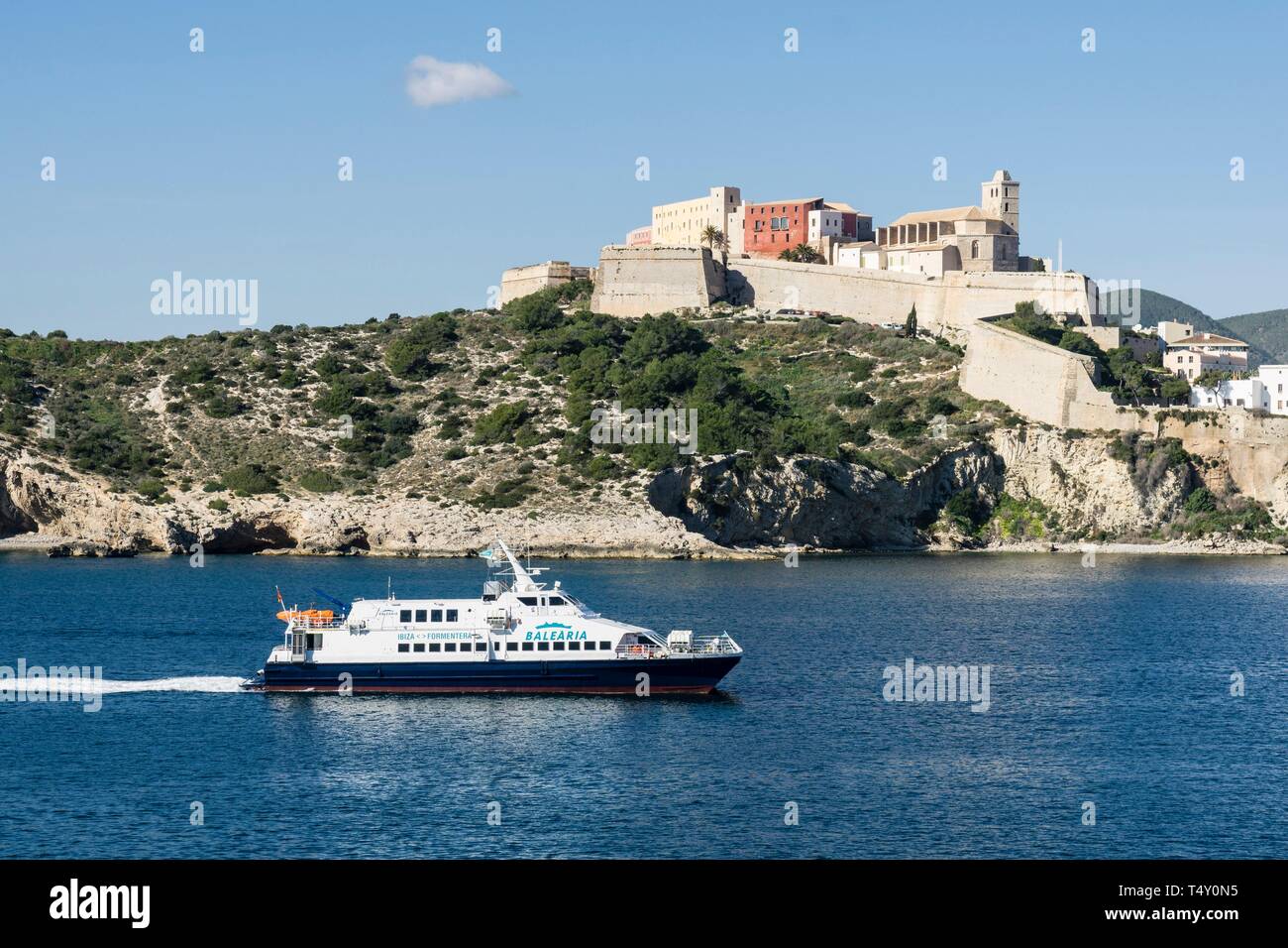 ferry de Formentera, Ibiza, Pitiusas, balearic islands, Spain Stock ...