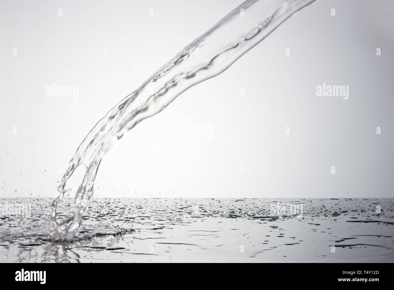 water splash. pouring liquid Stock Photo - Alamy