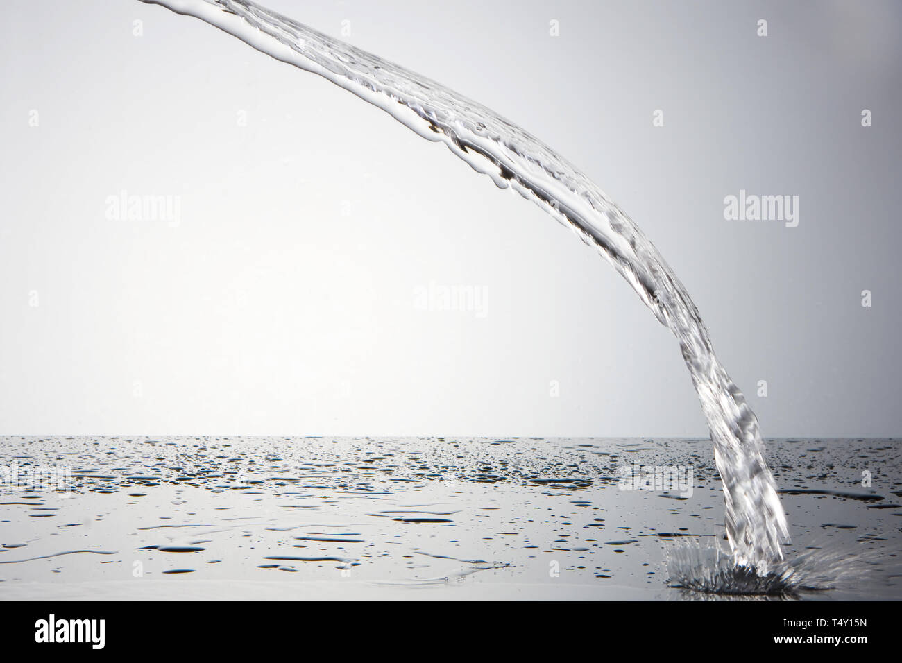 water splash. pouring liquid Stock Photo - Alamy
