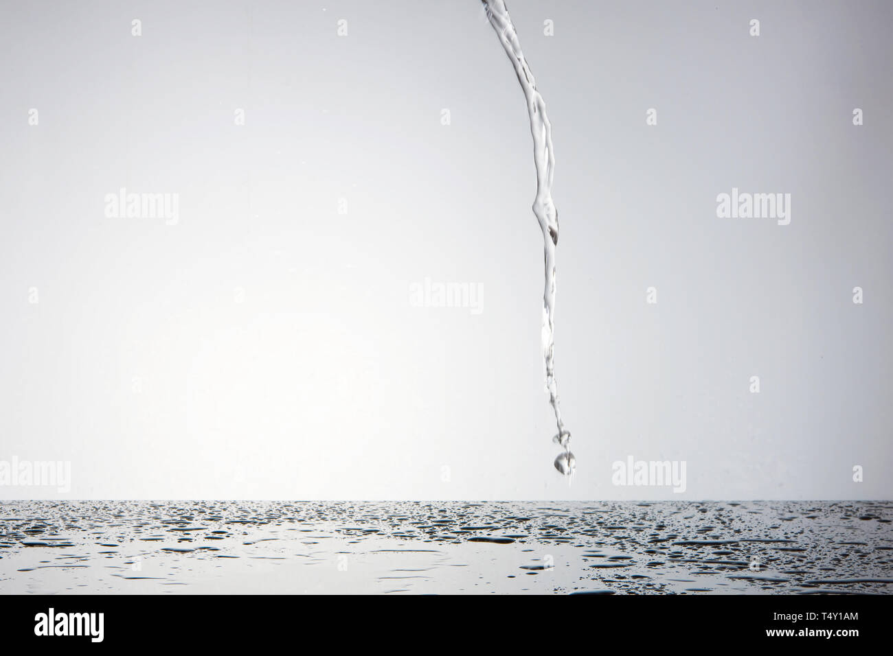 water splash. pouring liquid Stock Photo - Alamy