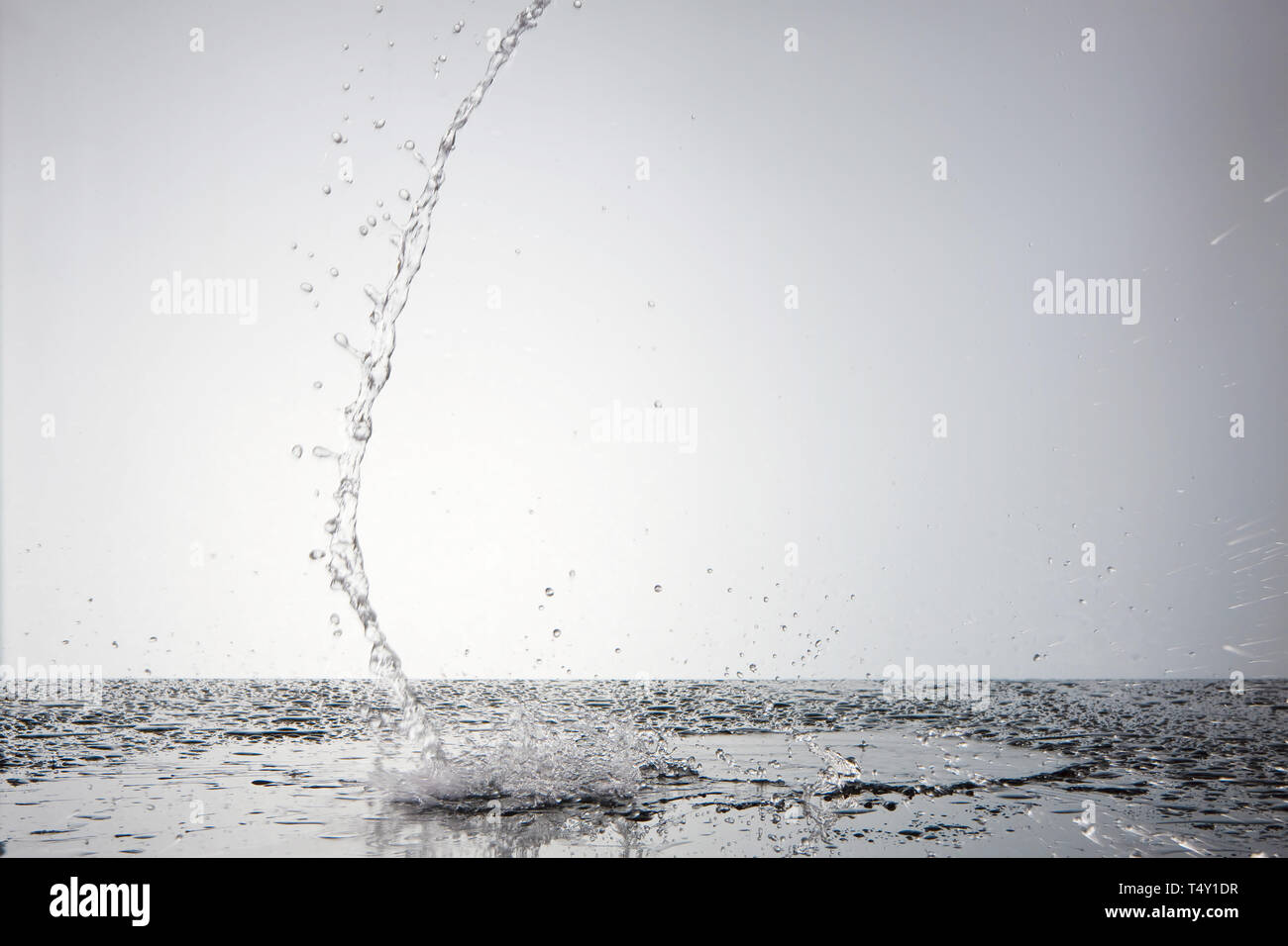 water splash. pouring liquid Stock Photo - Alamy