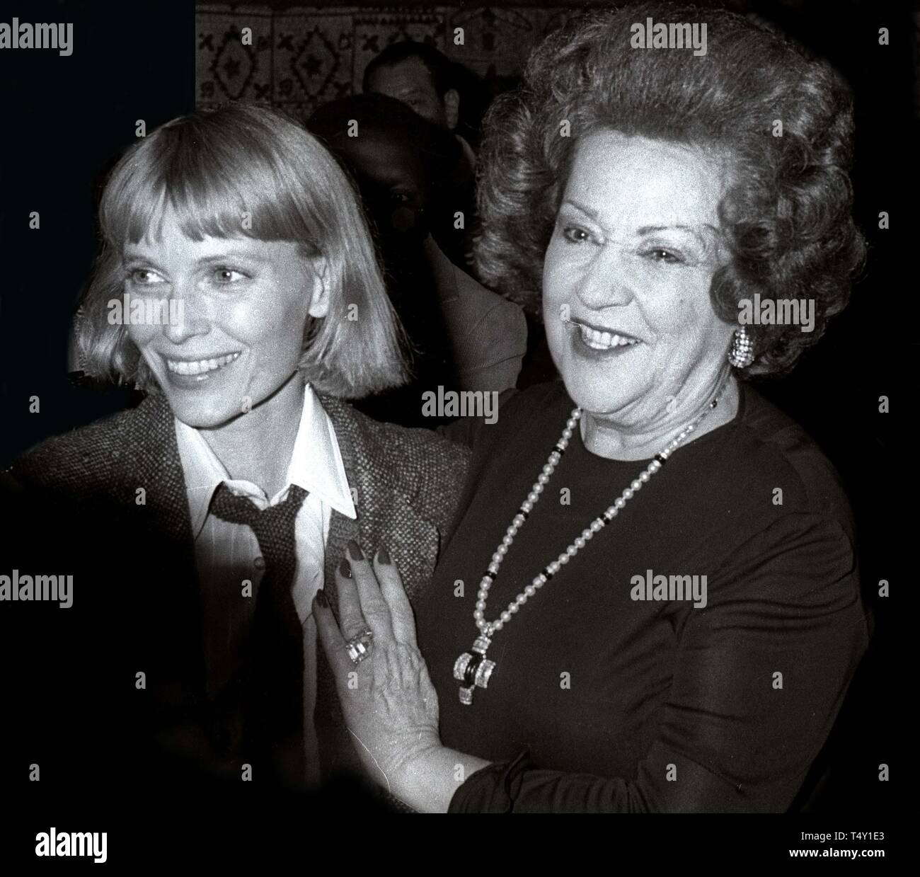 Mia Farrow Ethel Merman 1979 Photo By John Barrett/PHOTOlink Stock ...