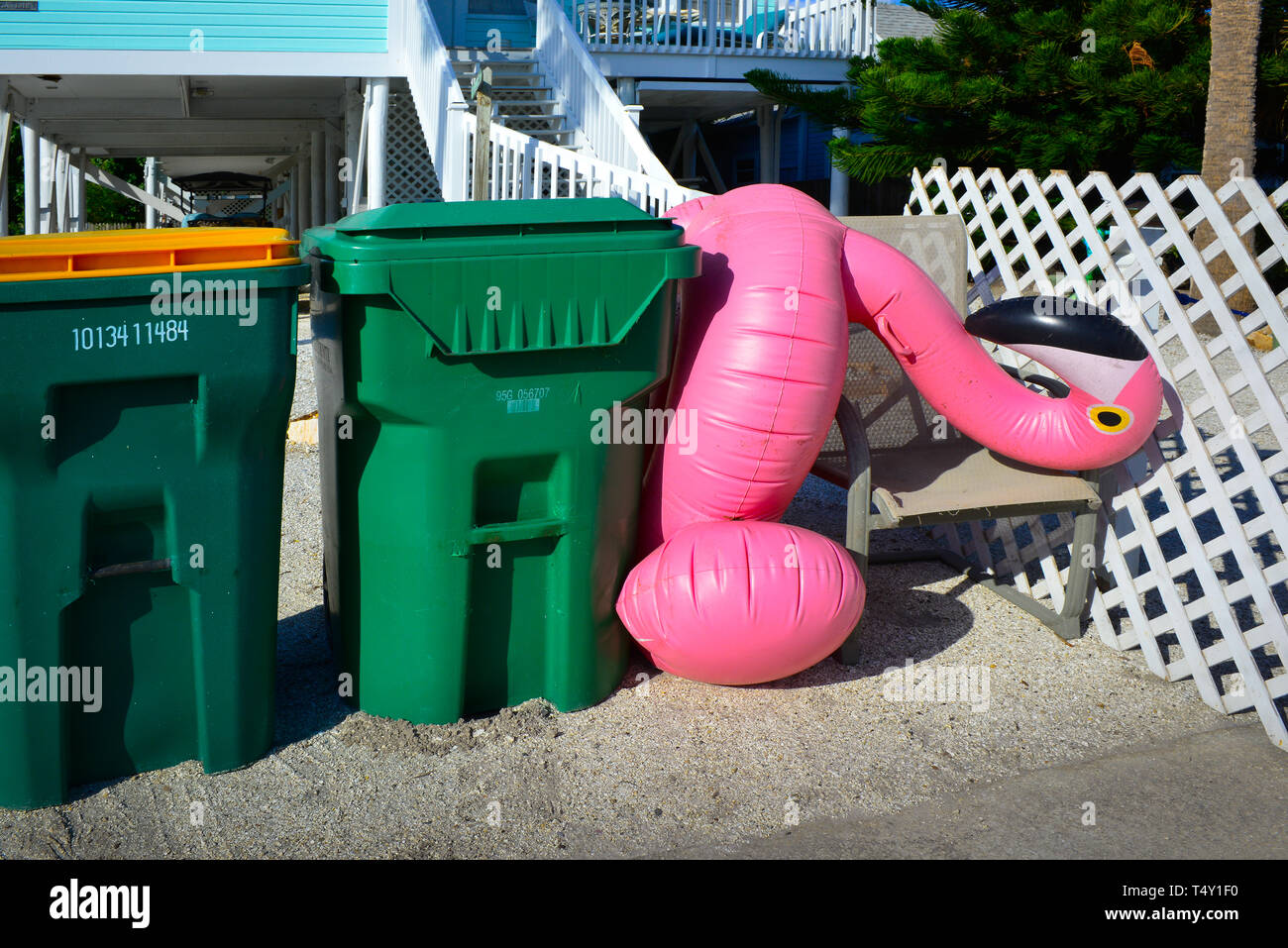 Large Plastic Trash Cans High Resolution Stock Photography and Images ...