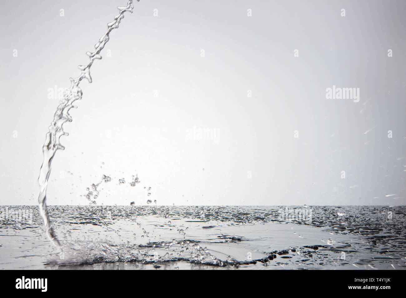 water splash. pouring liquid Stock Photo - Alamy