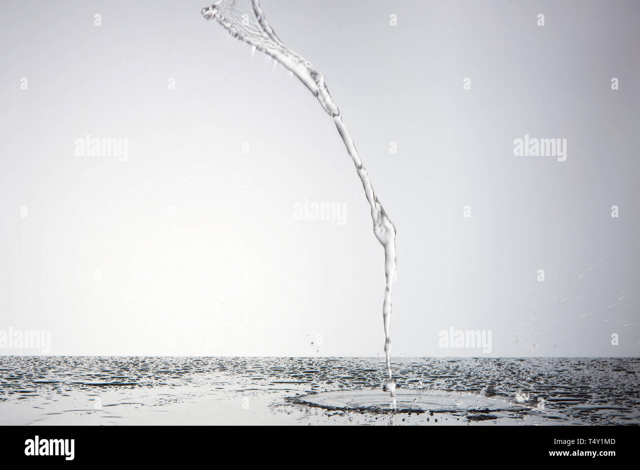 water splash. pouring liquid Stock Photo - Alamy
