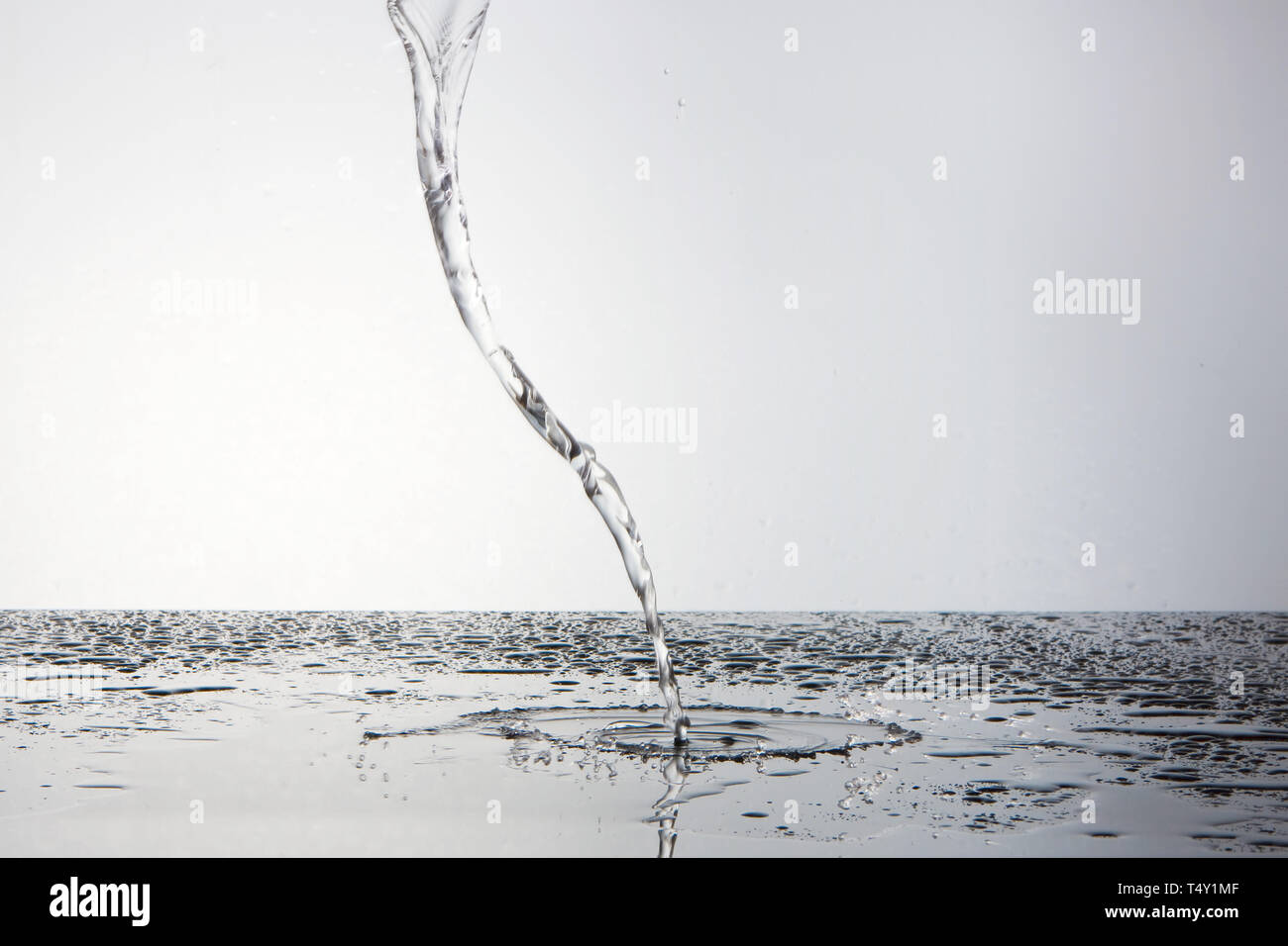 water splash. pouring liquid Stock Photo - Alamy