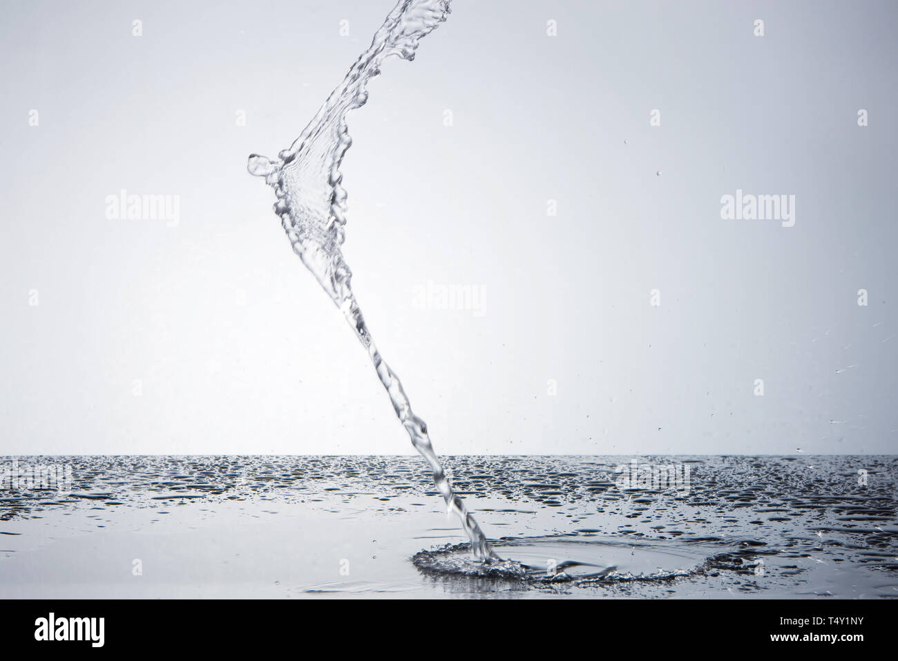 water splash. pouring liquid Stock Photo - Alamy