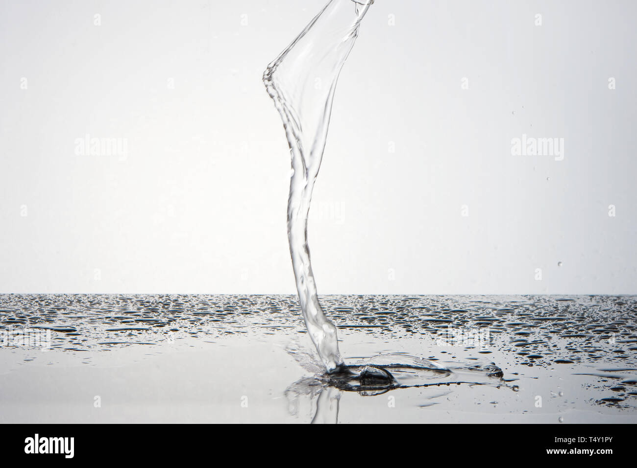 water splash. pouring liquid Stock Photo - Alamy