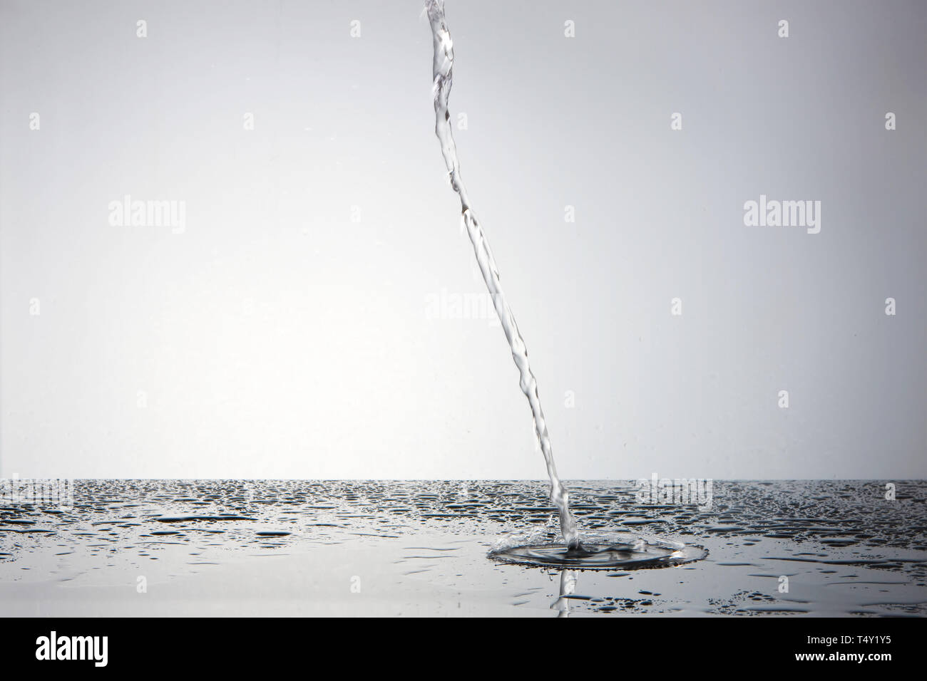 water splash. pouring liquid Stock Photo - Alamy