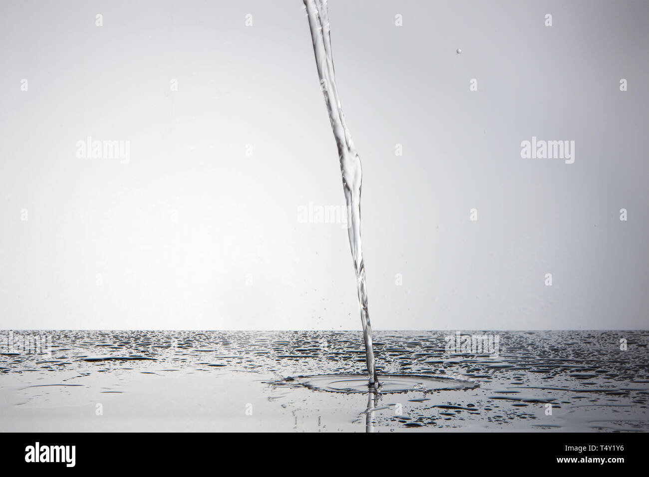 water splash. pouring liquid Stock Photo - Alamy