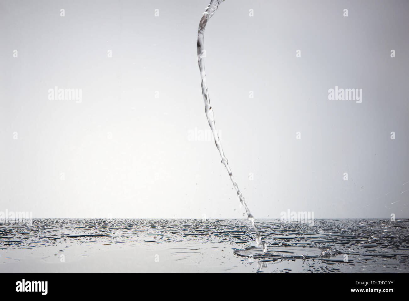 water splash. pouring liquid Stock Photo - Alamy