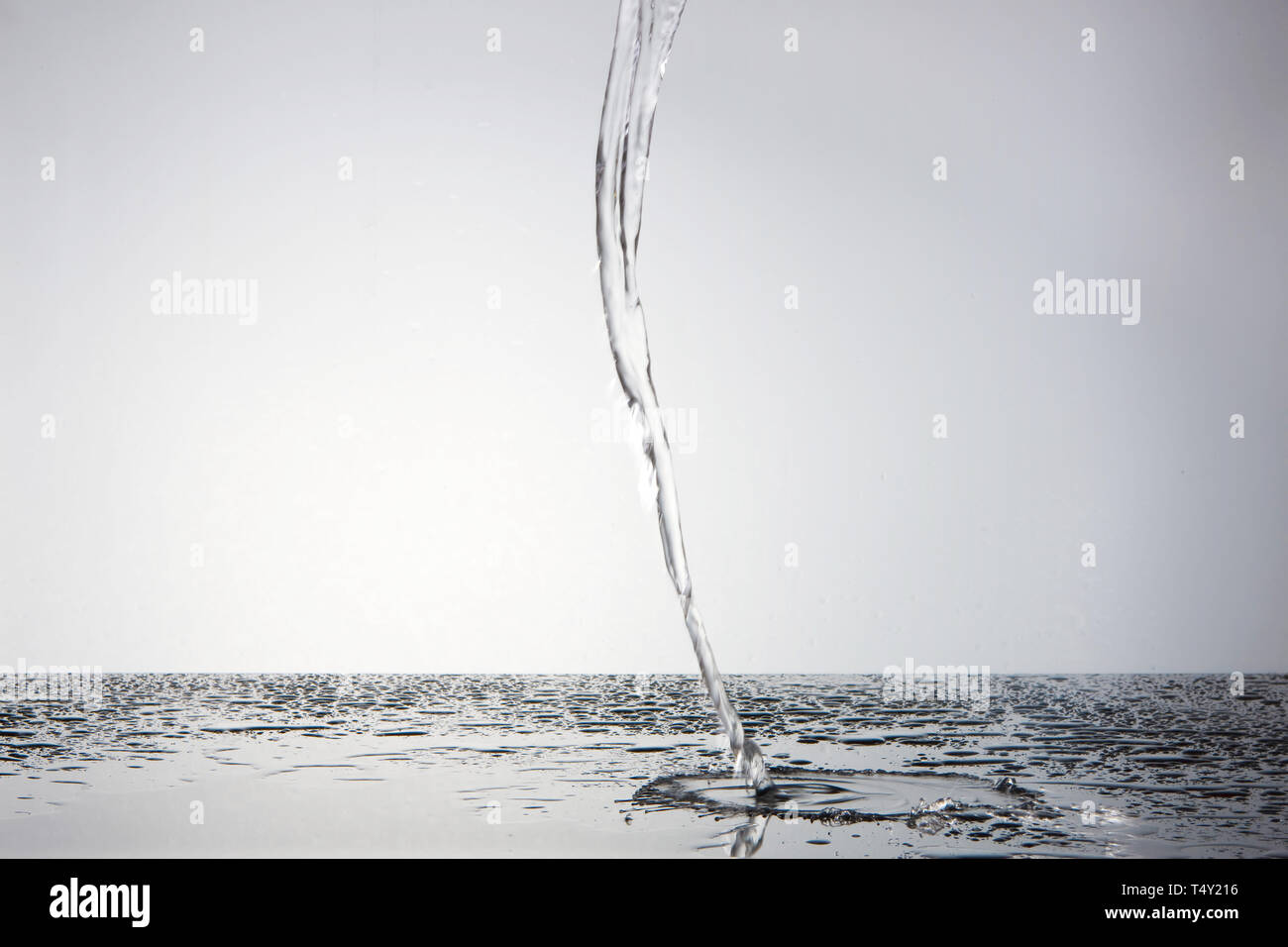 water splash. pouring liquid Stock Photo - Alamy