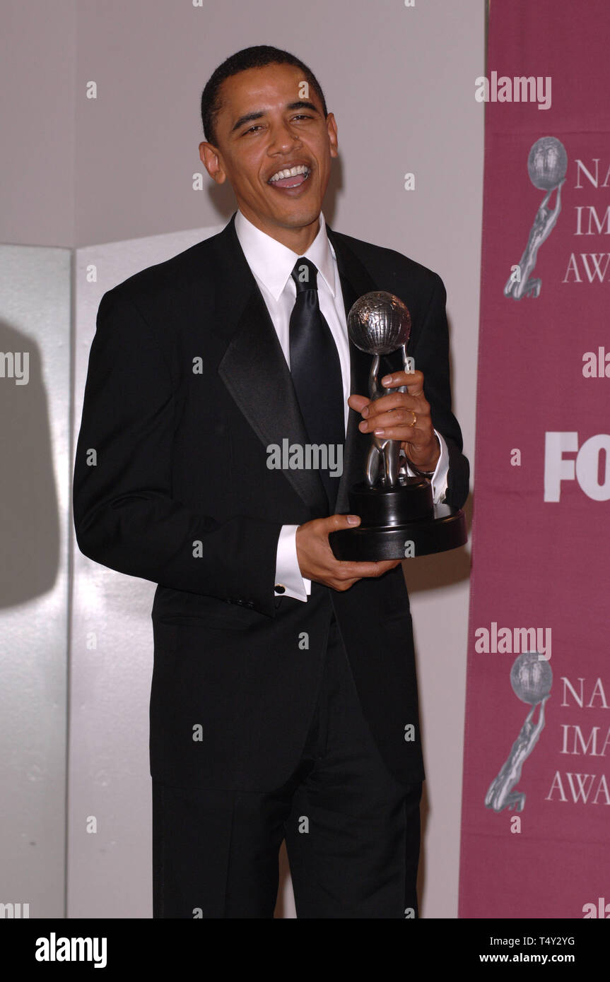 LOS ANGELES, CA. March 19, 2005: U.S. Senator BARACK OBAMA at the 36th ...