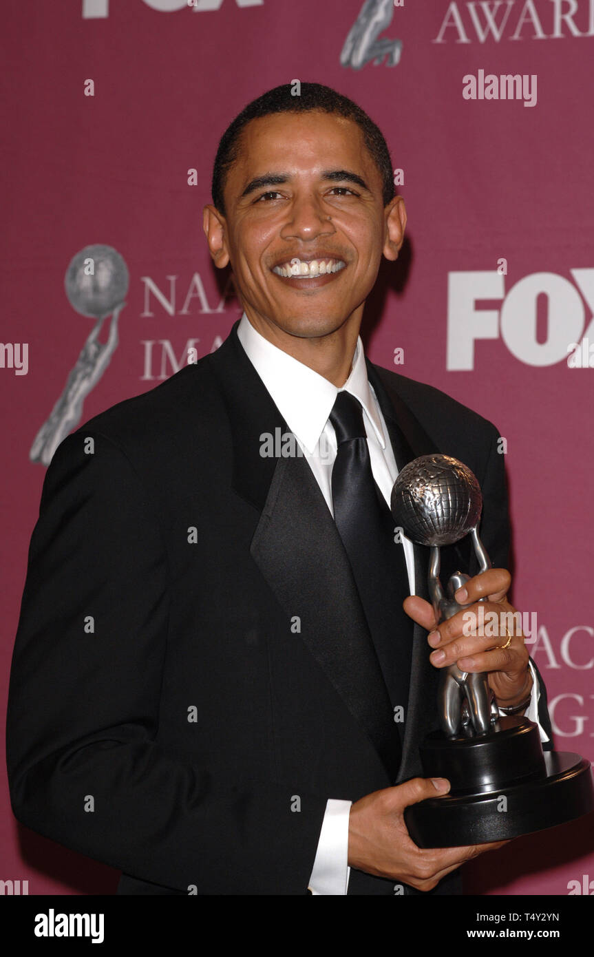LOS ANGELES, CA. March 19, 2005: U.S. Senator BARACK OBAMA at the 36th ...