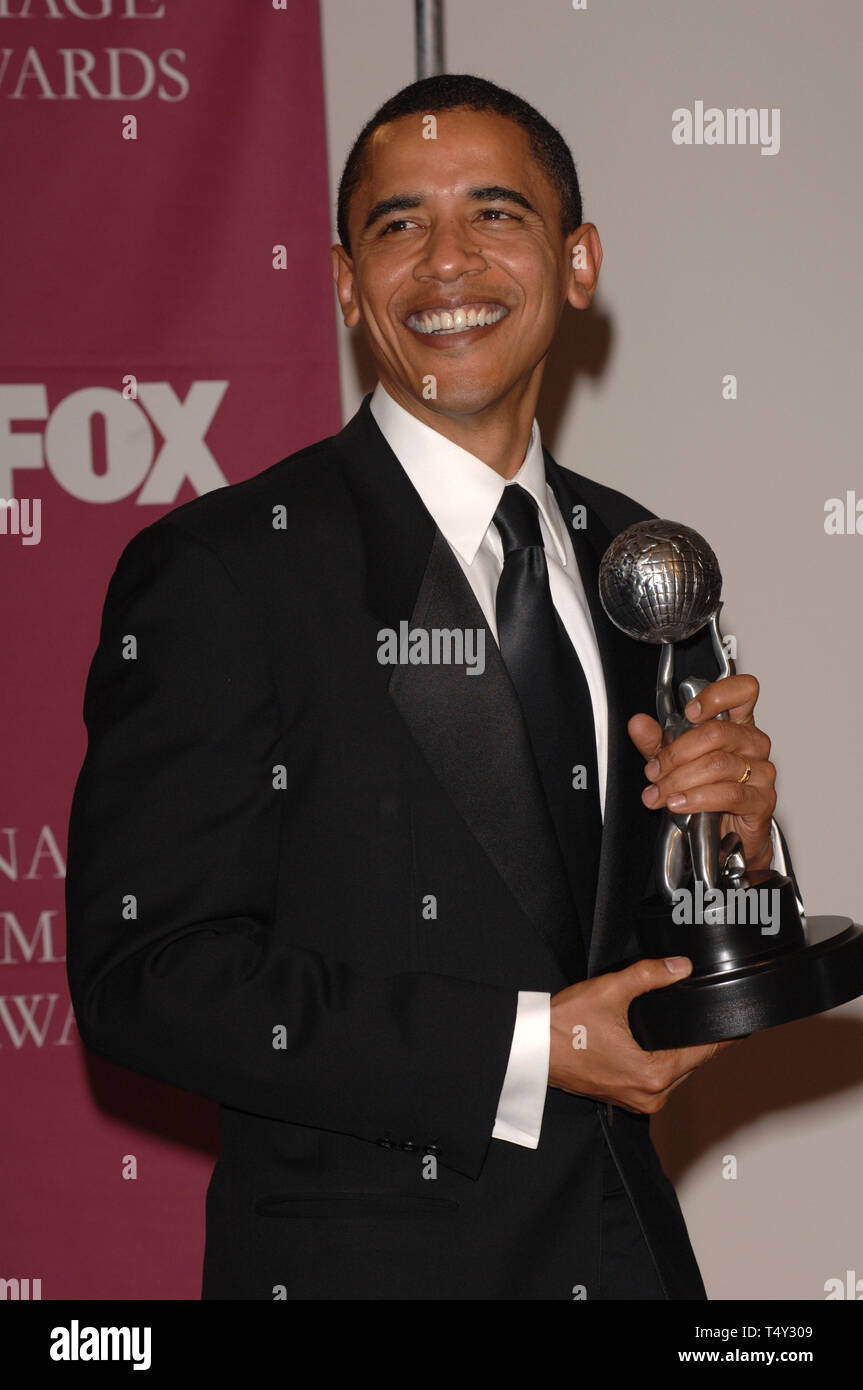 LOS ANGELES, CA. March 19, 2005: U.S. Senator BARACK OBAMA at the 36th ...