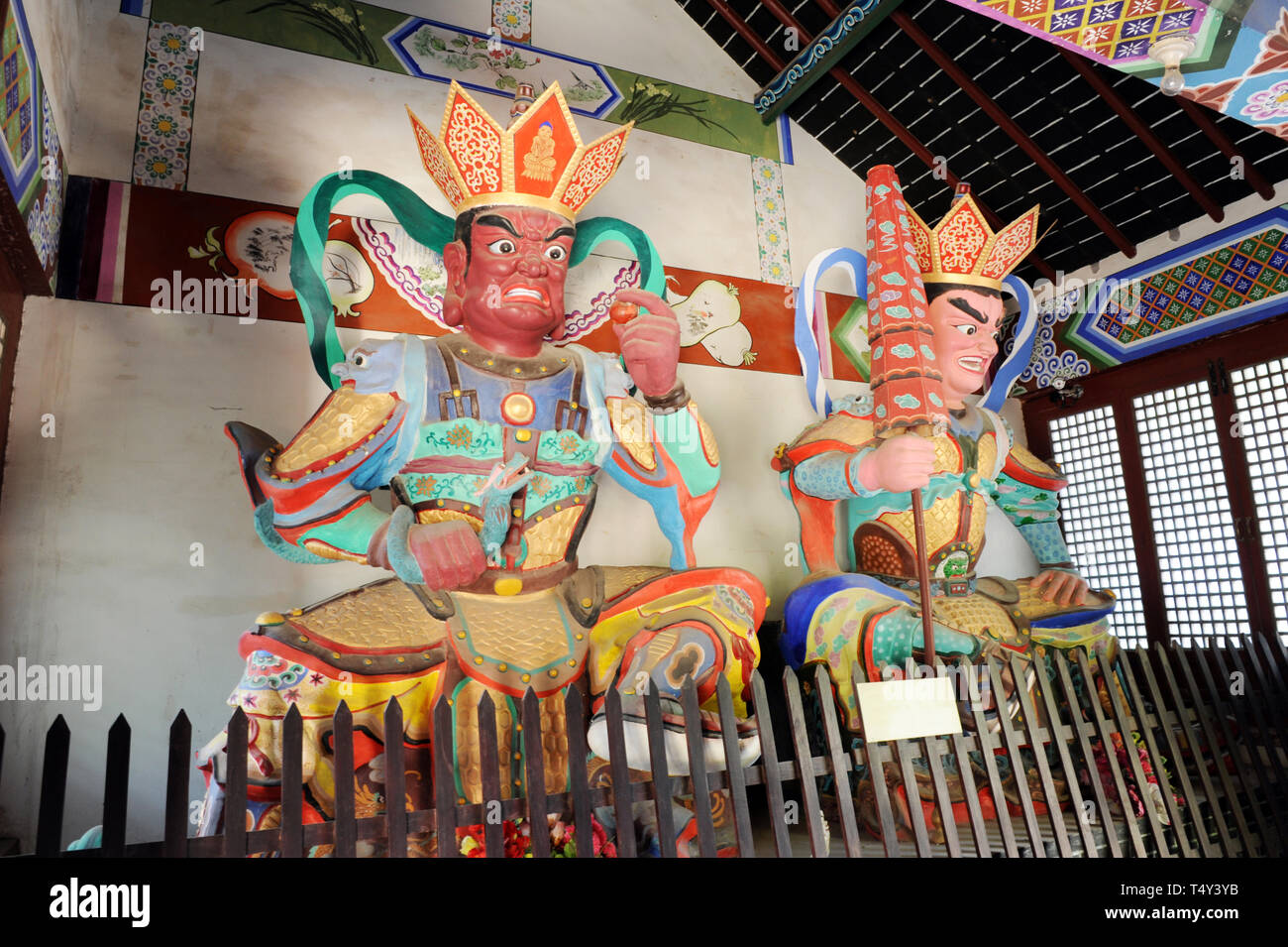 The four heavenly kings of the temple,china Stock Photo - Alamy