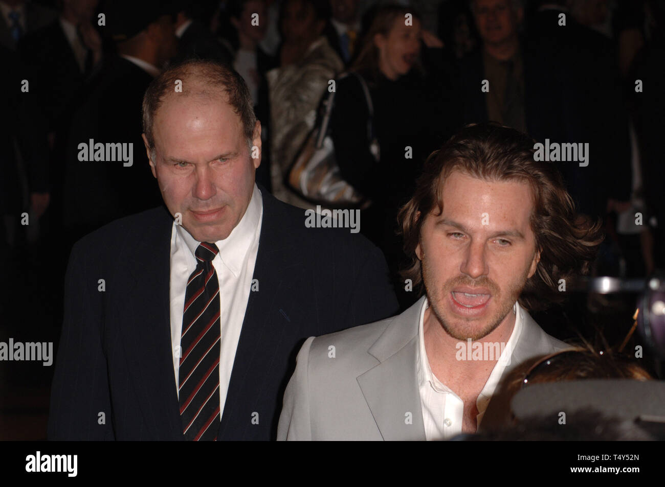 LOS ANGELES, CA. April 04, 2005: Director BRECK EISNER (right) & father ...