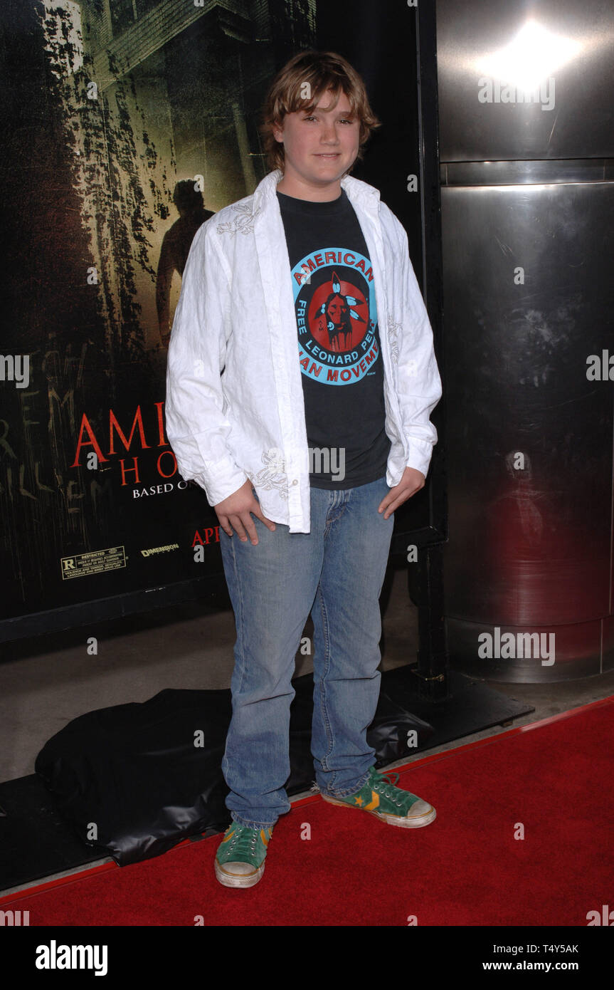 LOS ANGELES, CA. April 07, 2005: Actor JESSE JAMES at the world ...