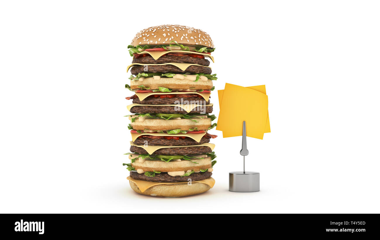 Beef burger junk food bun chocolate hi-res stock photography and images ...