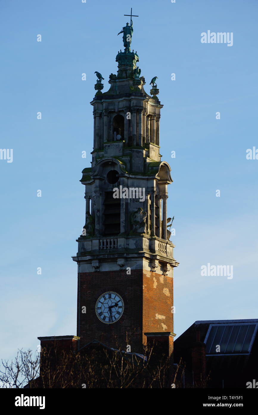 Clock tower in Colchester Stock Photo - Alamy