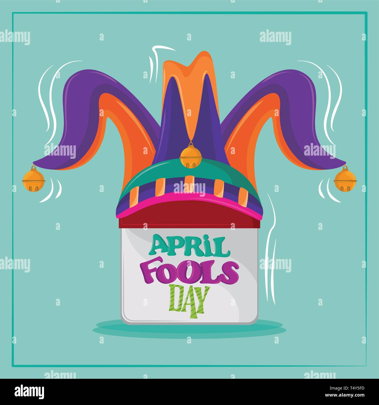 April fools day card Stock Vector Image & Art - Alamy