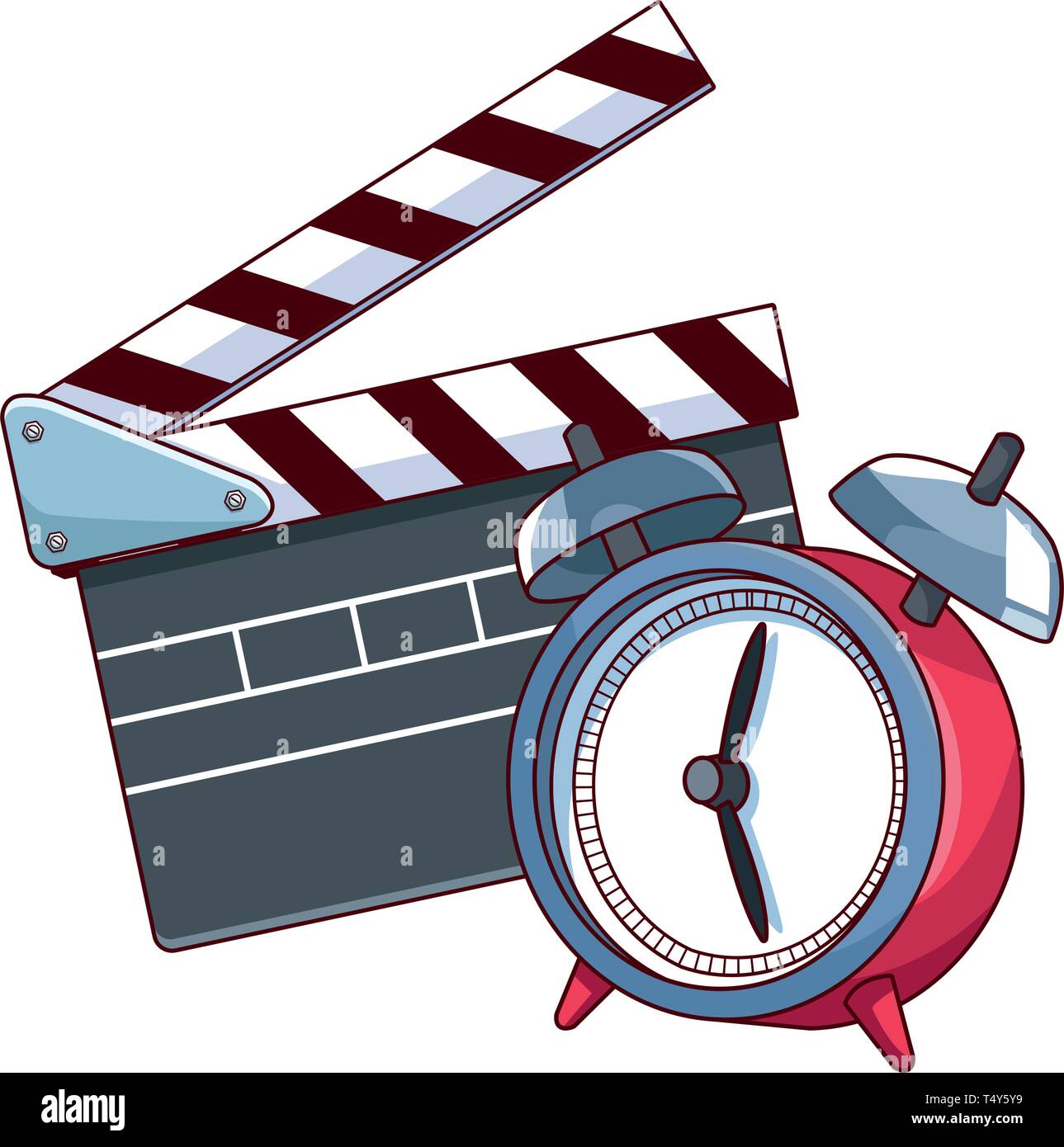 Movie countdown clock Stock Vector Images - Alamy