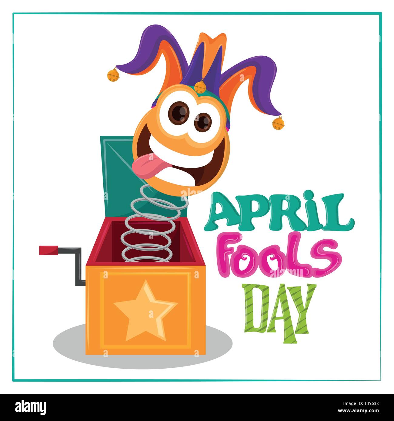 April fools day card Stock Vector Image & Art - Alamy