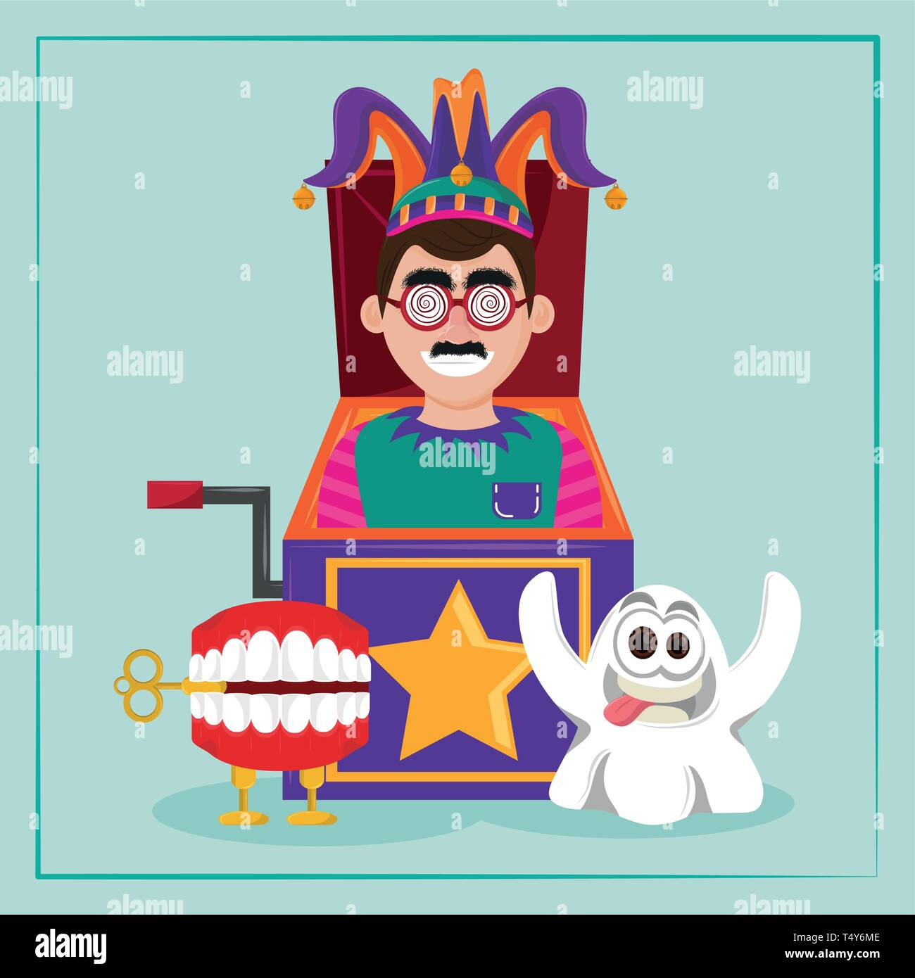 April fools day cartoon Stock Vector Image & Art - Alamy